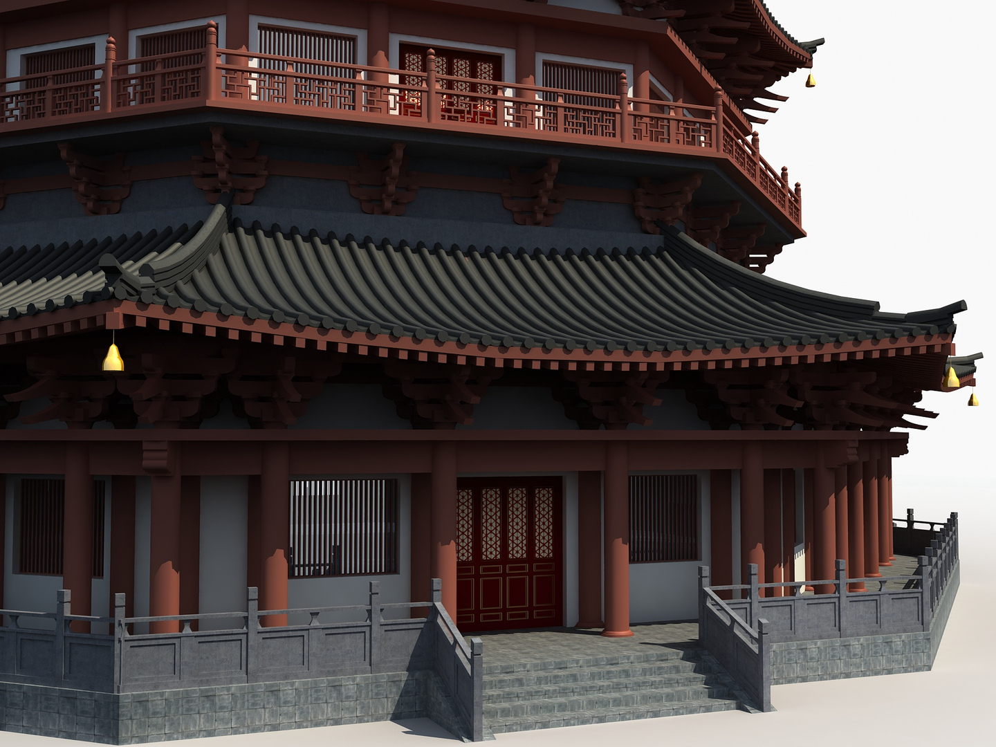Leifeng Tower 3D model - TurboSquid 1838324