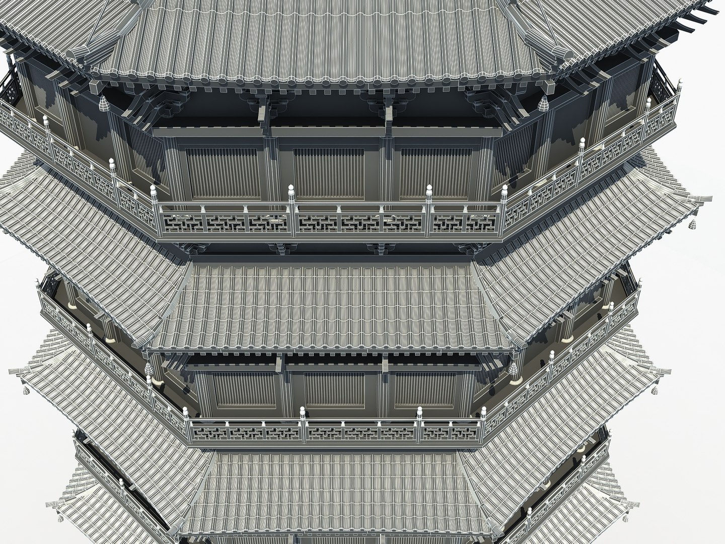 Leifeng Tower 3D Model - TurboSquid 1838324