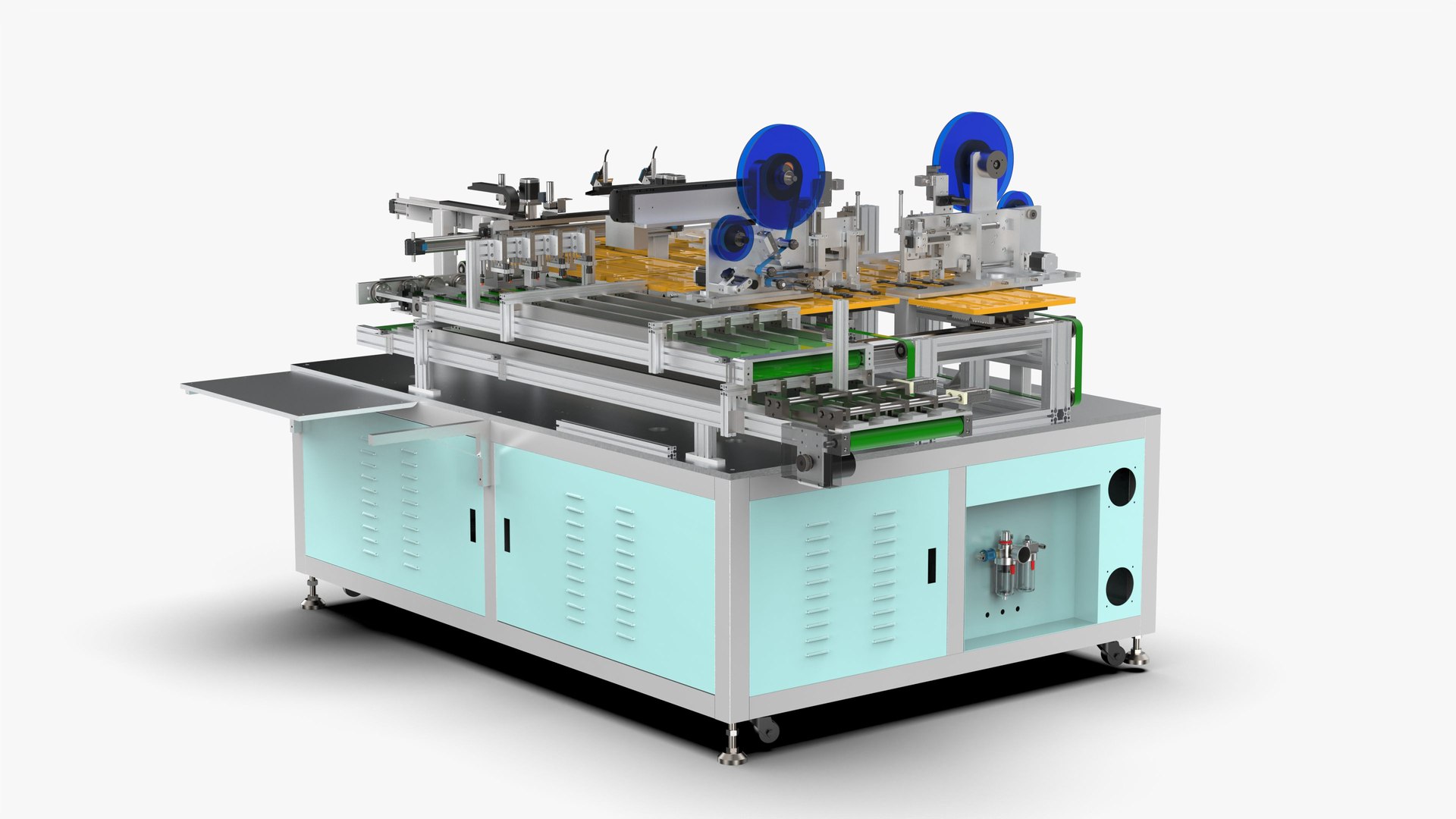 3D Automatic Battery Cover Assembly And Testing Machine - TurboSquid ...