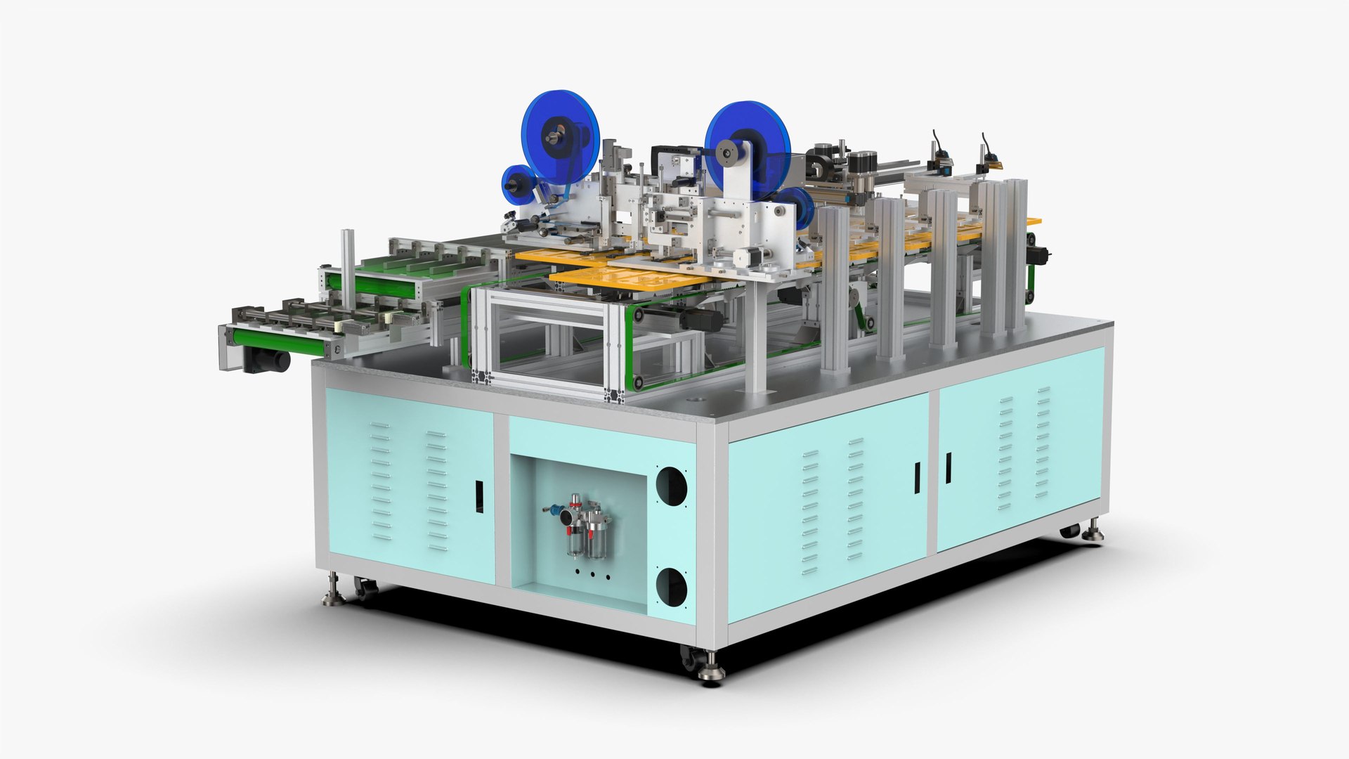 3D Automatic Battery Cover Assembly And Testing Machine - TurboSquid ...