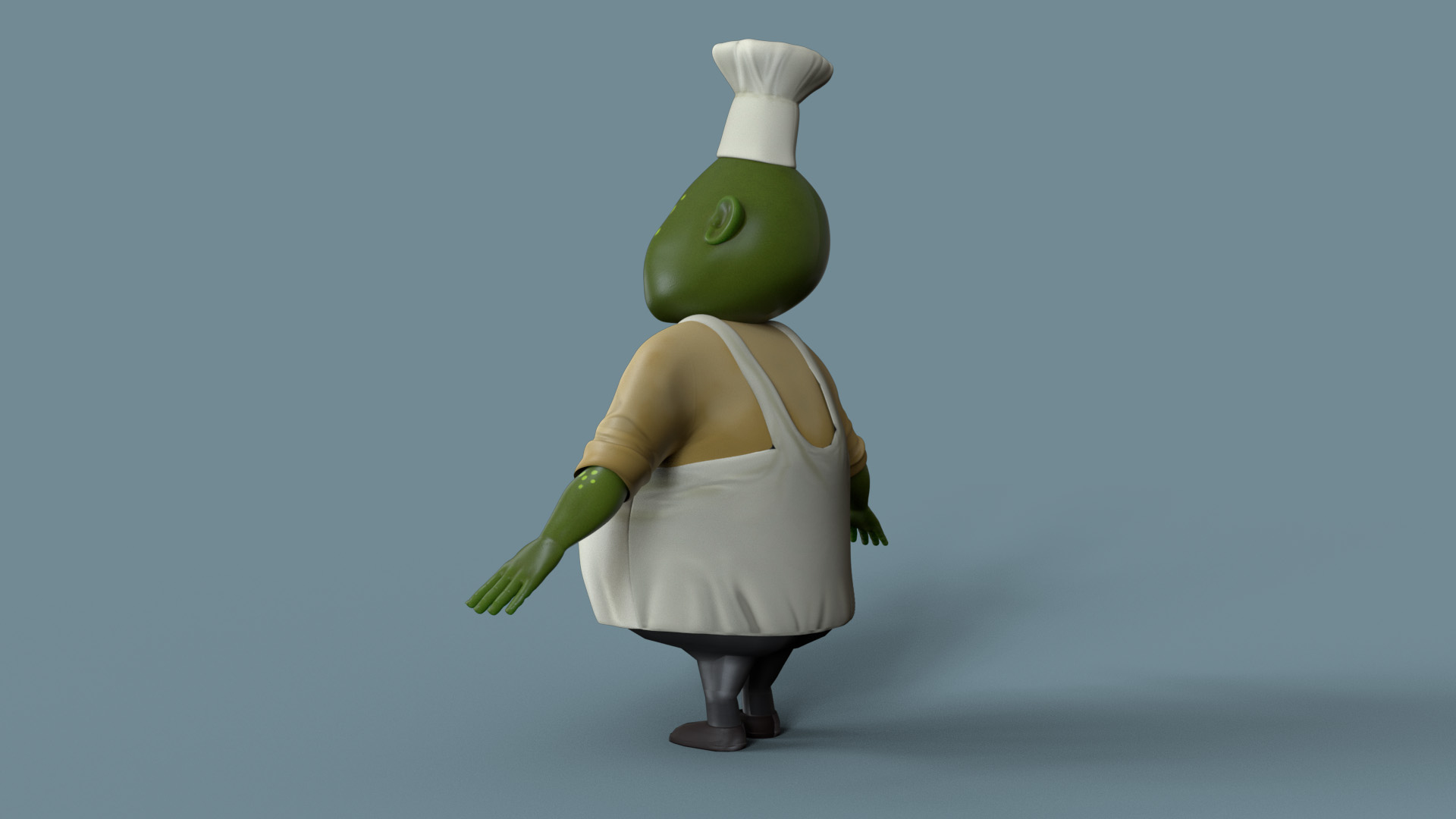 Alien chef model - TurboSquid 1542655