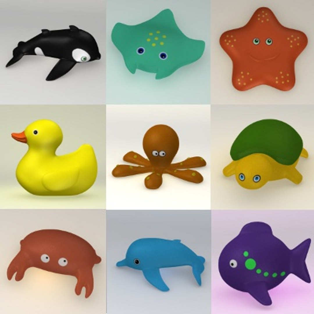 Bath Toys 3d Model