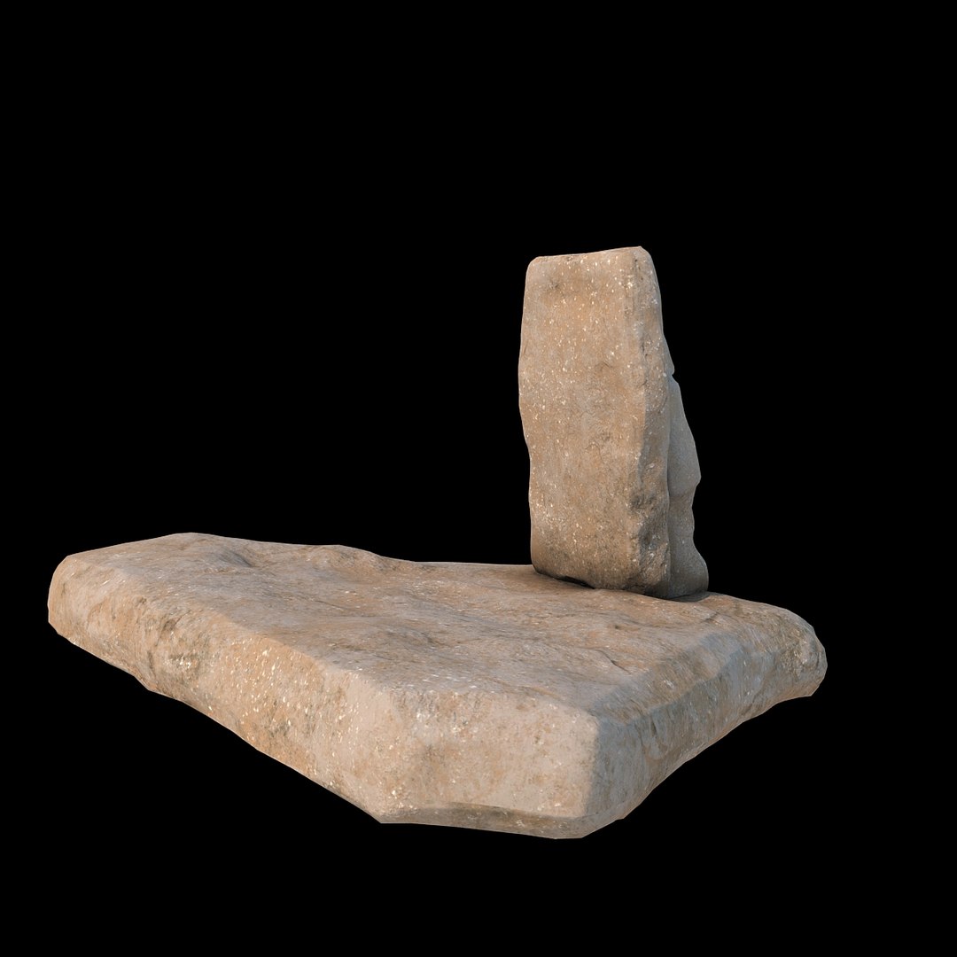 3D Model Stone Totems Kit Pbr - TurboSquid 1372907