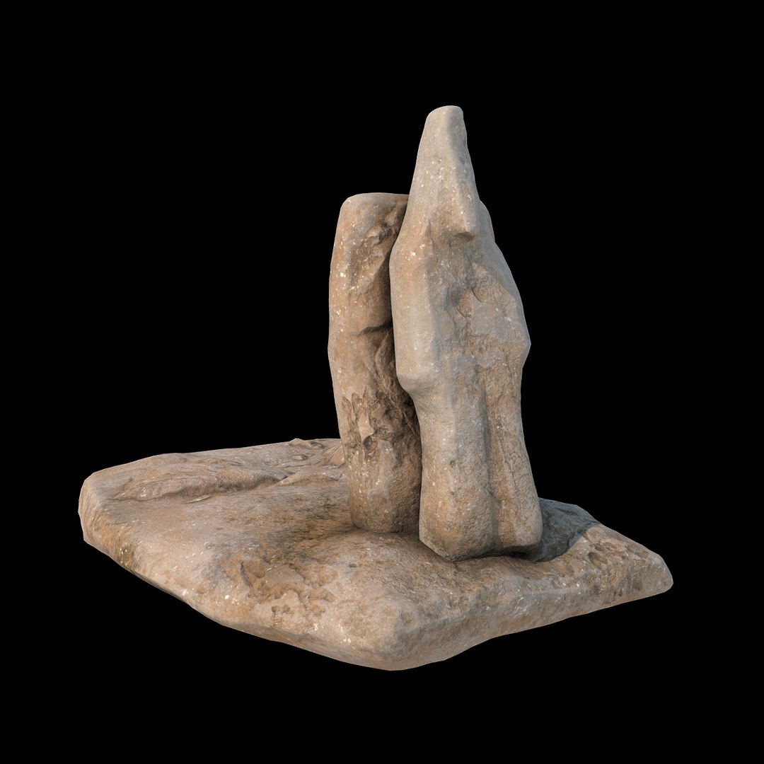 3D Model Stone Totems Kit Pbr - TurboSquid 1372907