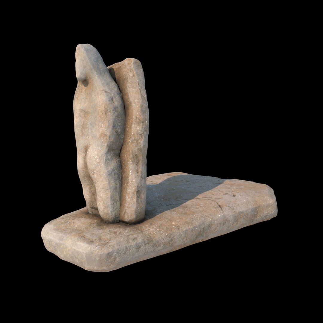 3D Model Stone Totems Kit Pbr - TurboSquid 1372907