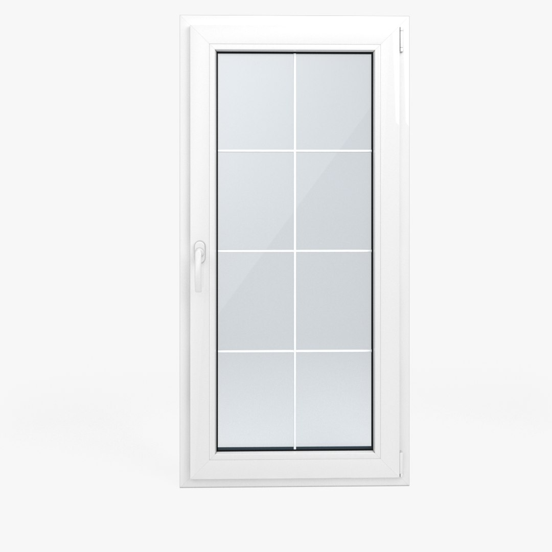 3d Model Modern Pvc Window