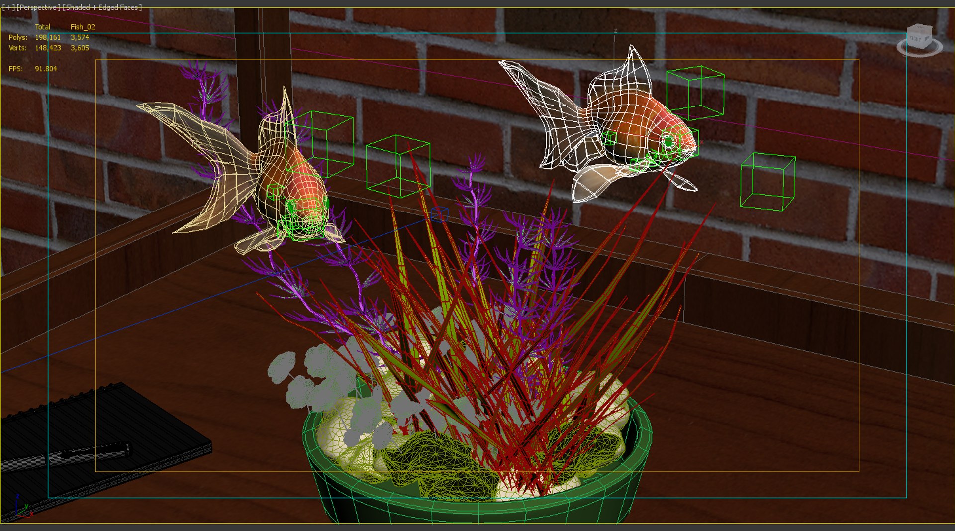 Gold Fish Aquarium 3D Model - TurboSquid 1214709