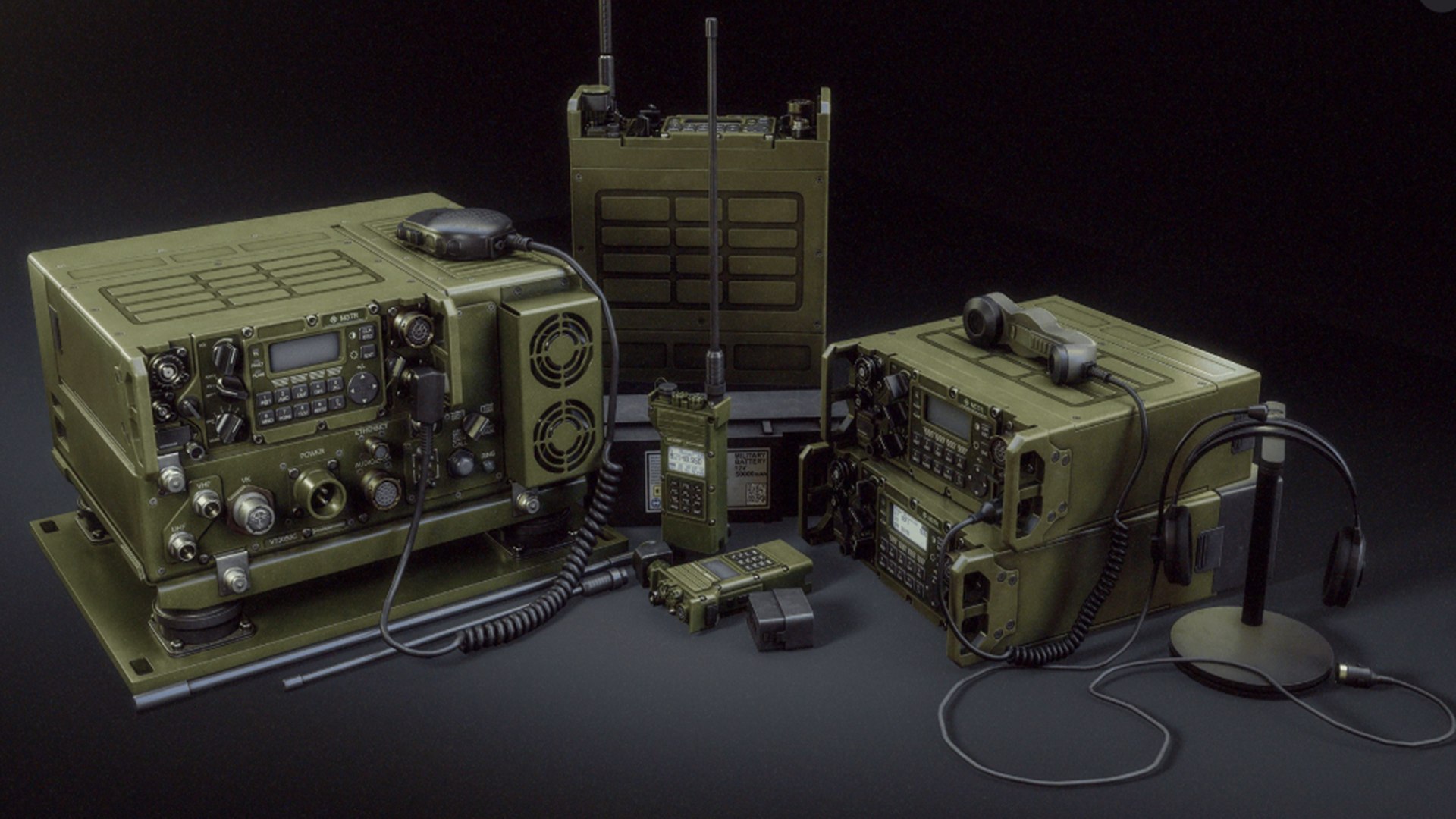 Military Radio 3D Model - TurboSquid 2427095