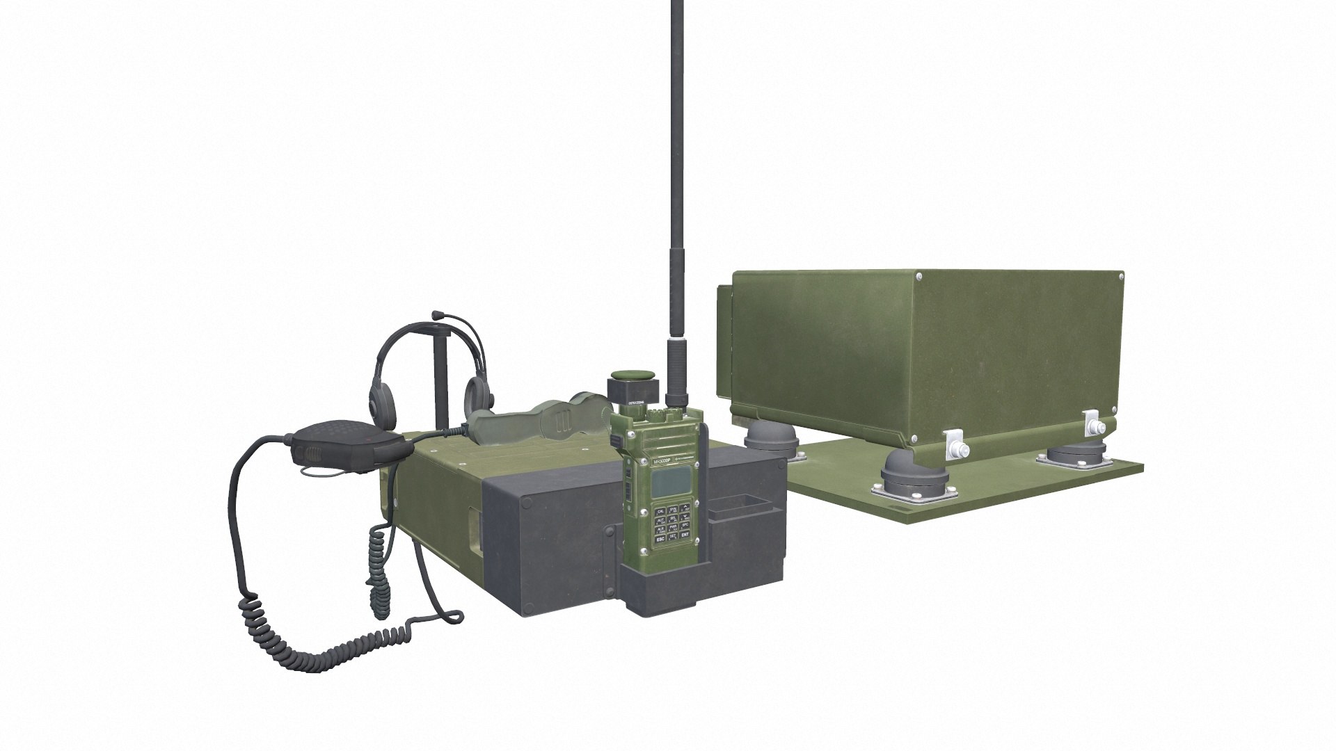 Military Radio 3D Model - TurboSquid 2427095