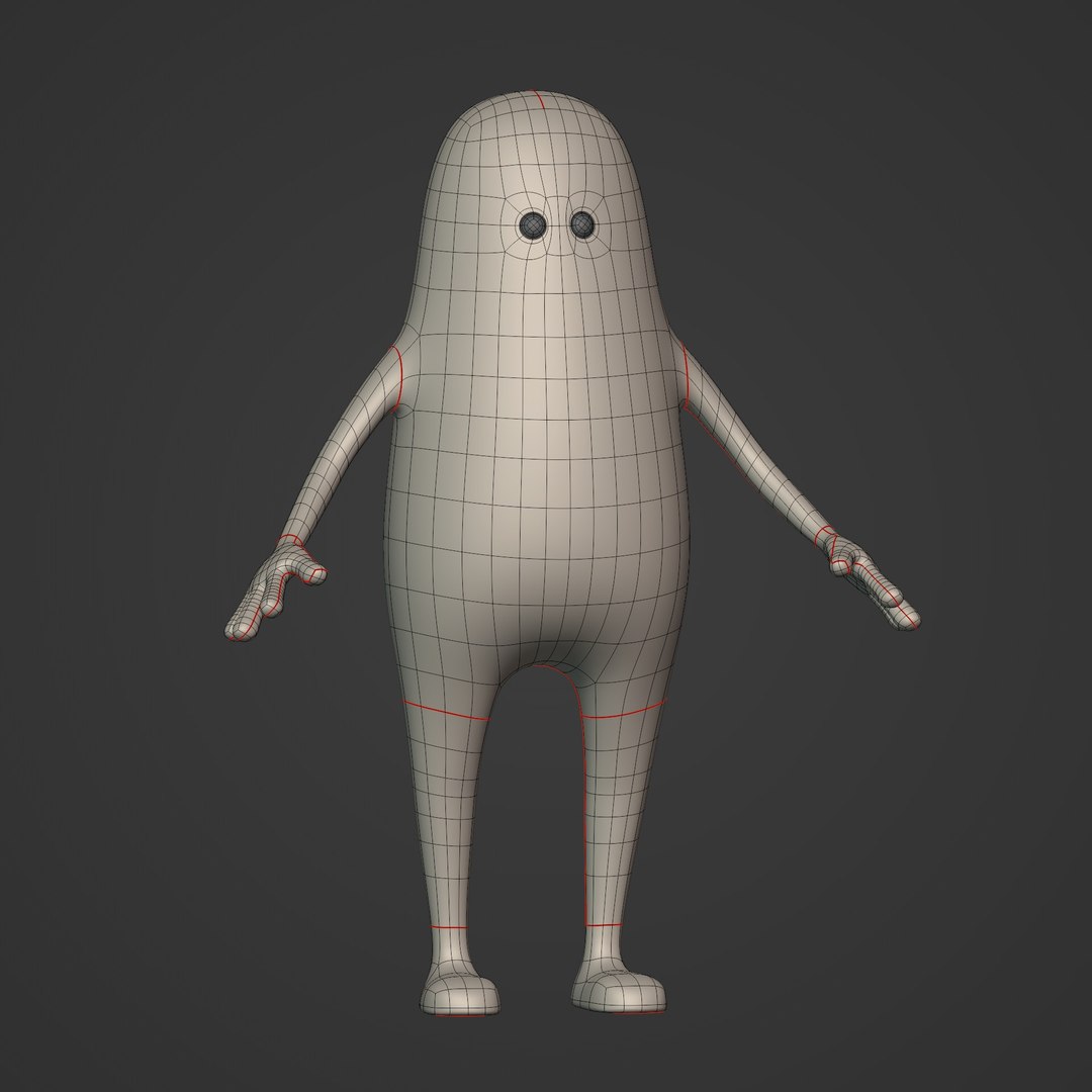 3D Model Cartoon Stickman - TurboSquid 1938768