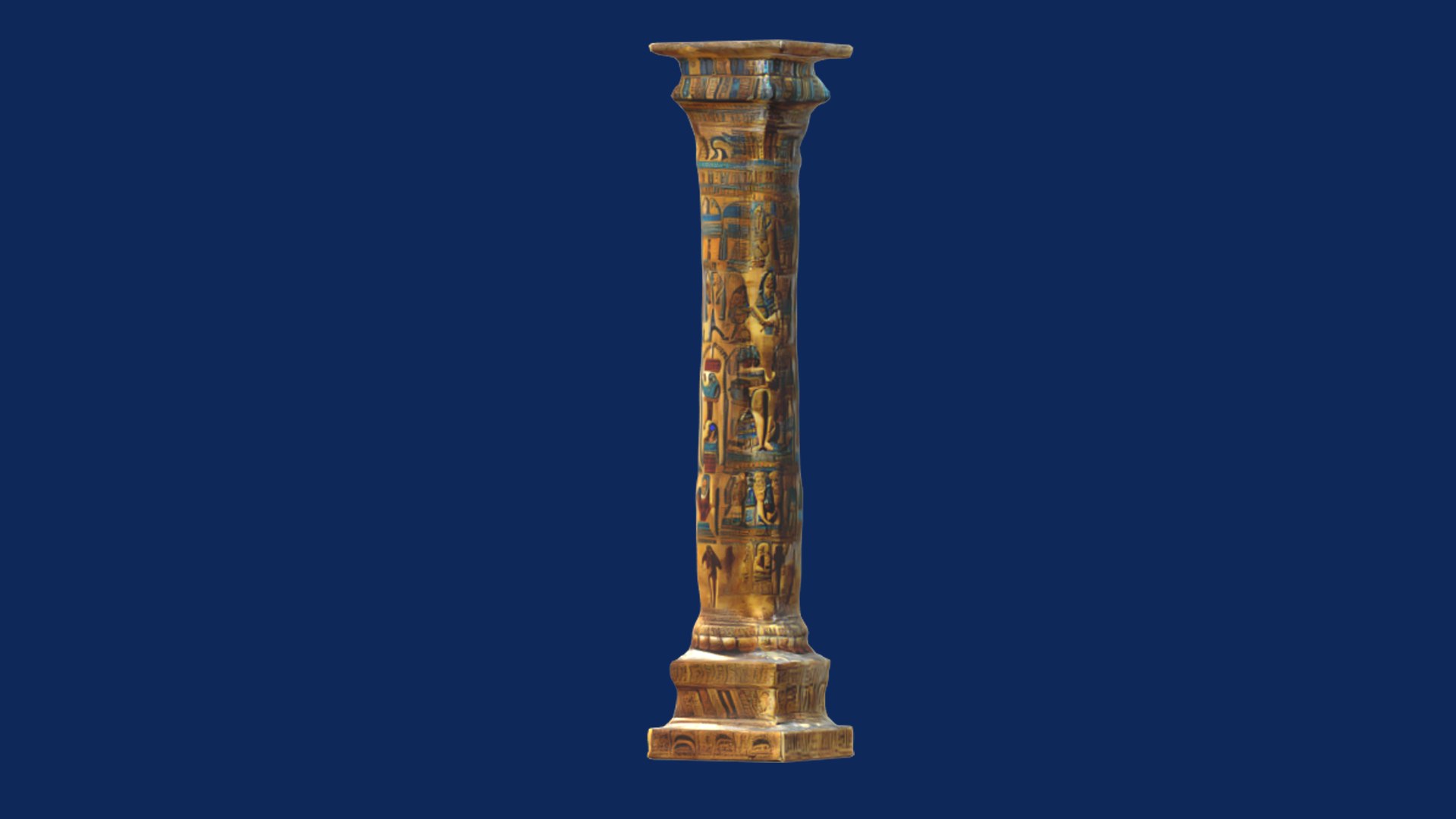 3D Egyptian Column Egypt - TurboSquid 2151017