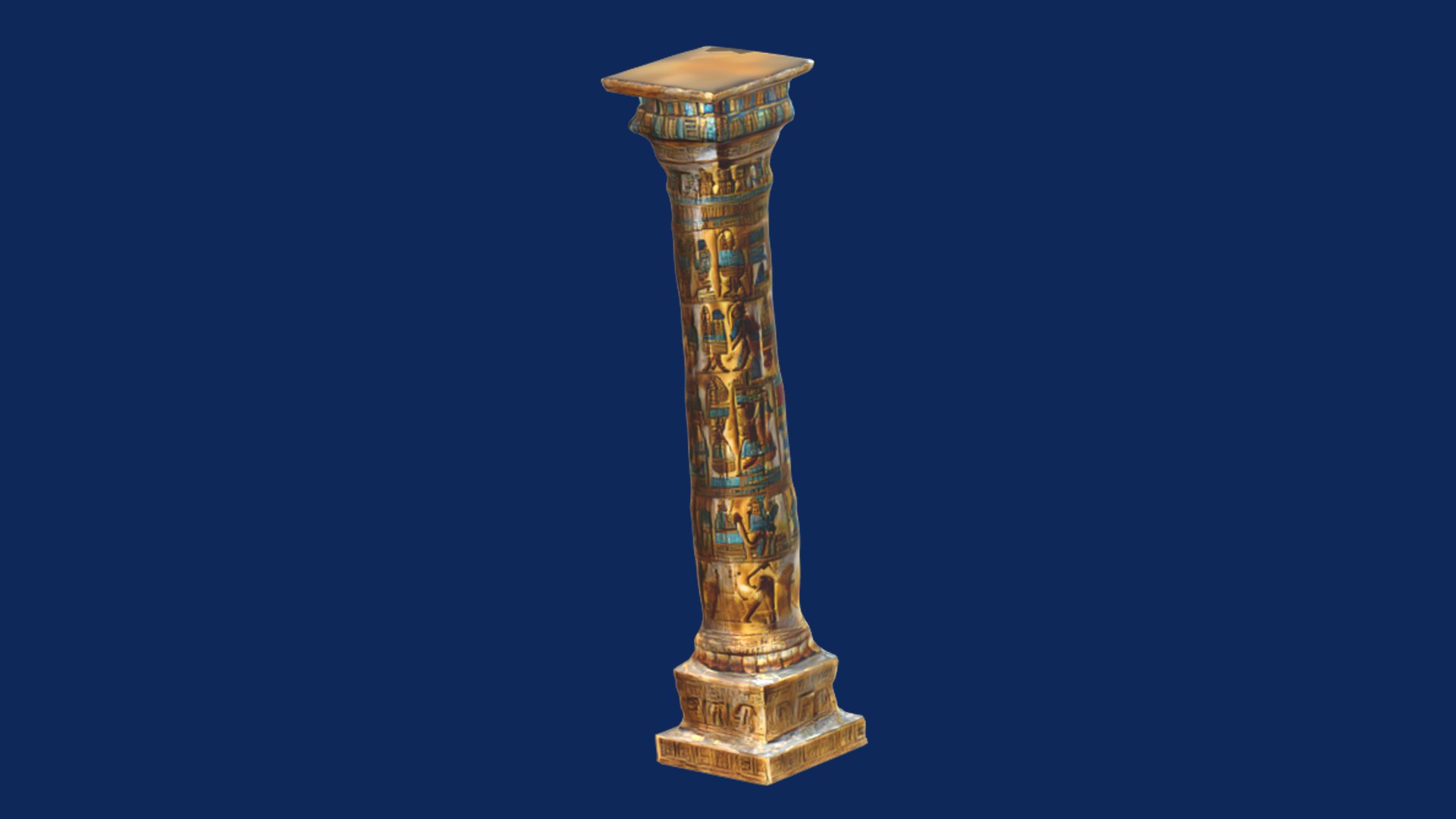 3D Egyptian Column Egypt - TurboSquid 2151017