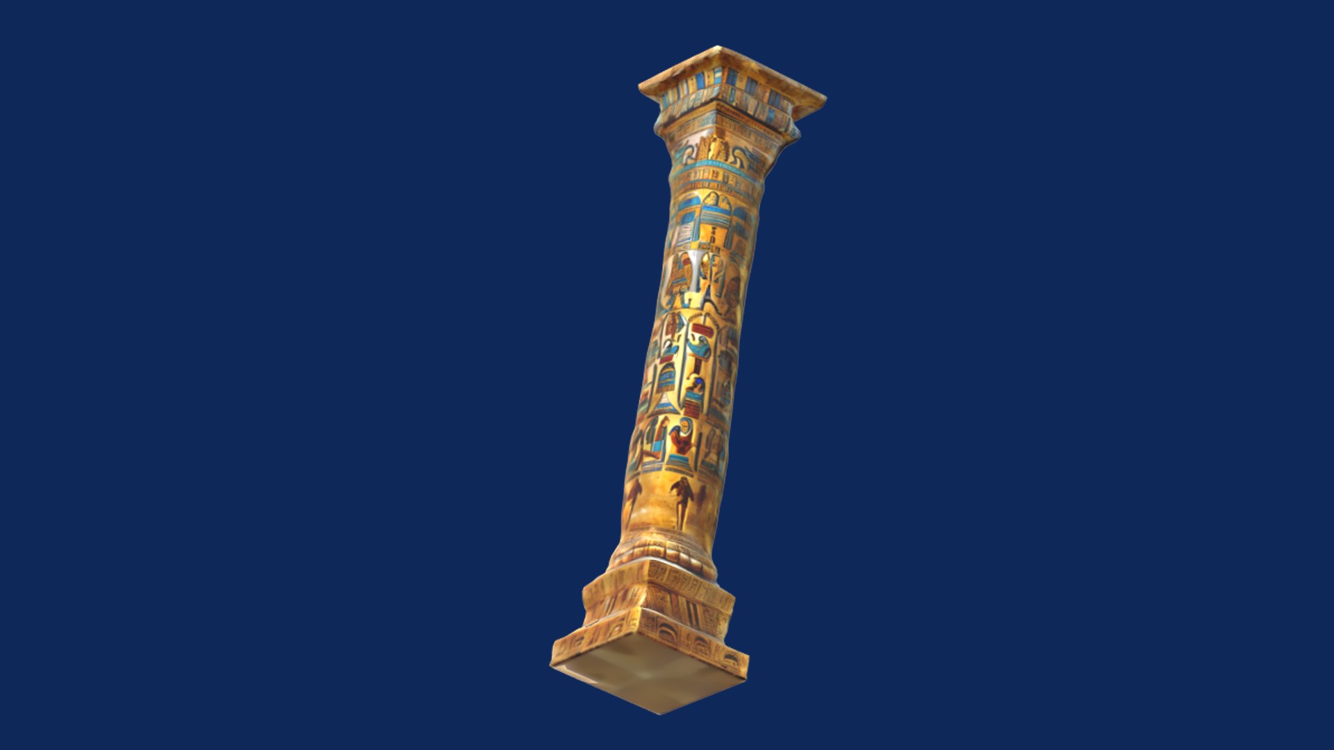3D Egyptian Column Egypt - TurboSquid 2151017