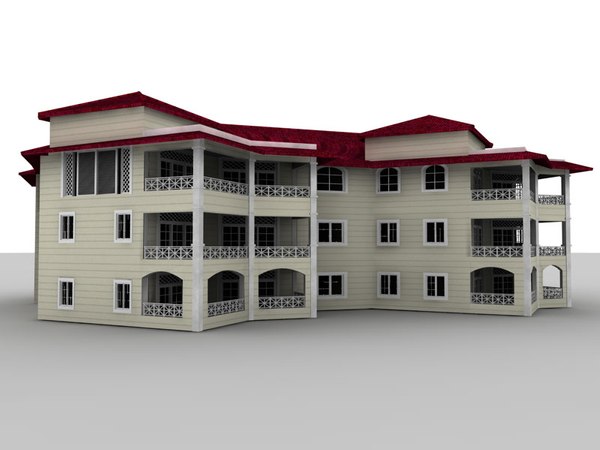 victorian style house 3d model