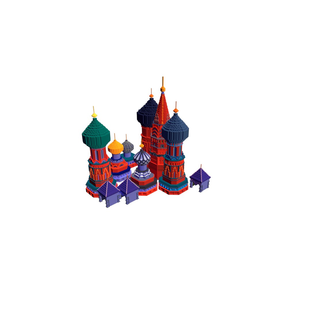 modelo 3d tetris castle - TurboSquid 1885512