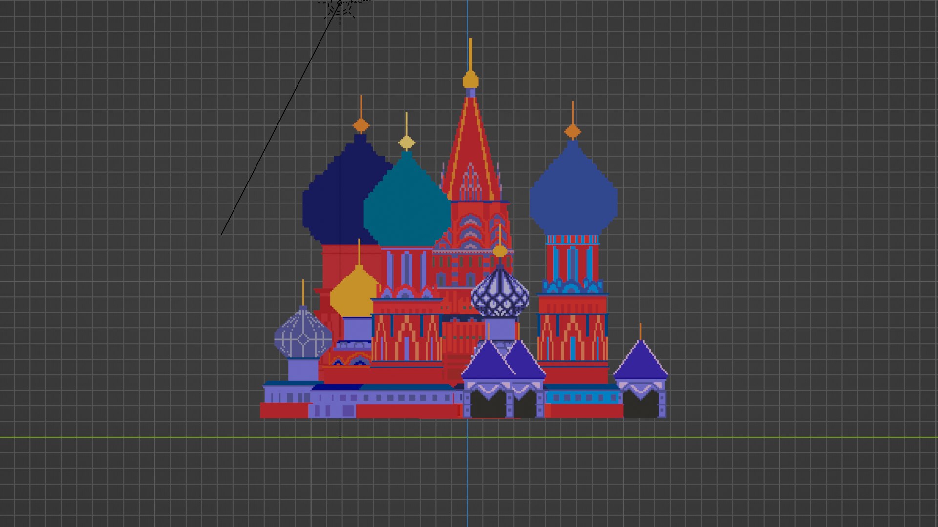 3D Model Tetris Castle - TurboSquid 1885512