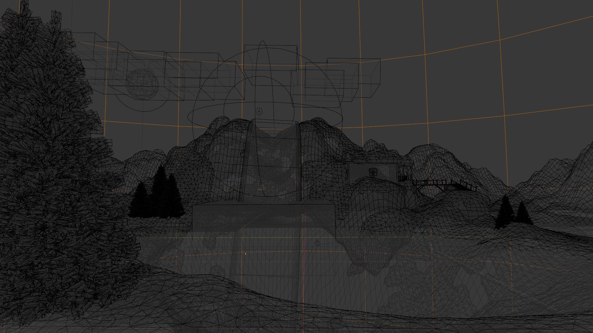3D Winter Landscape Scene Model - TurboSquid 2237241