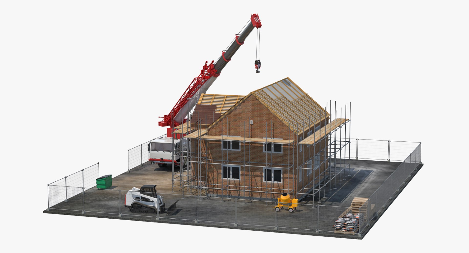 3D Private House Construction Equipment - TurboSquid 1234845