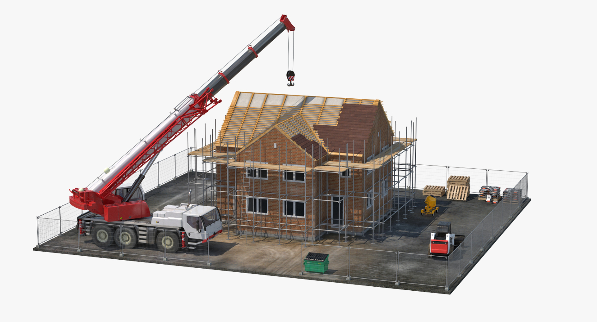 3D Private House Construction Equipment - TurboSquid 1234845