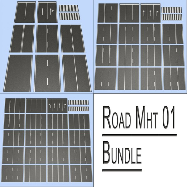 3D Road Models | TurboSquid