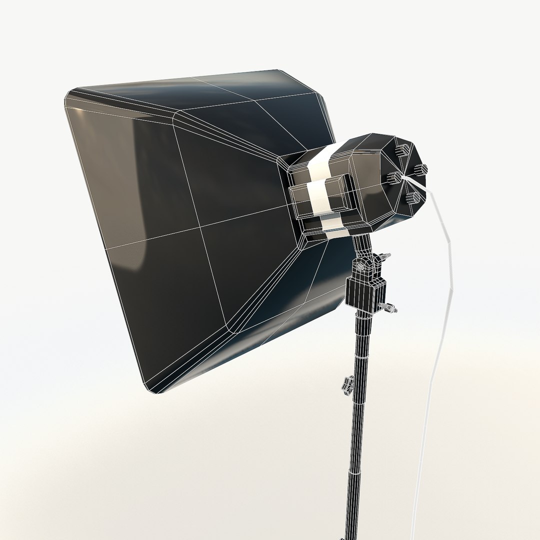 3d 3ds Photo Studio Soft Light Lamp