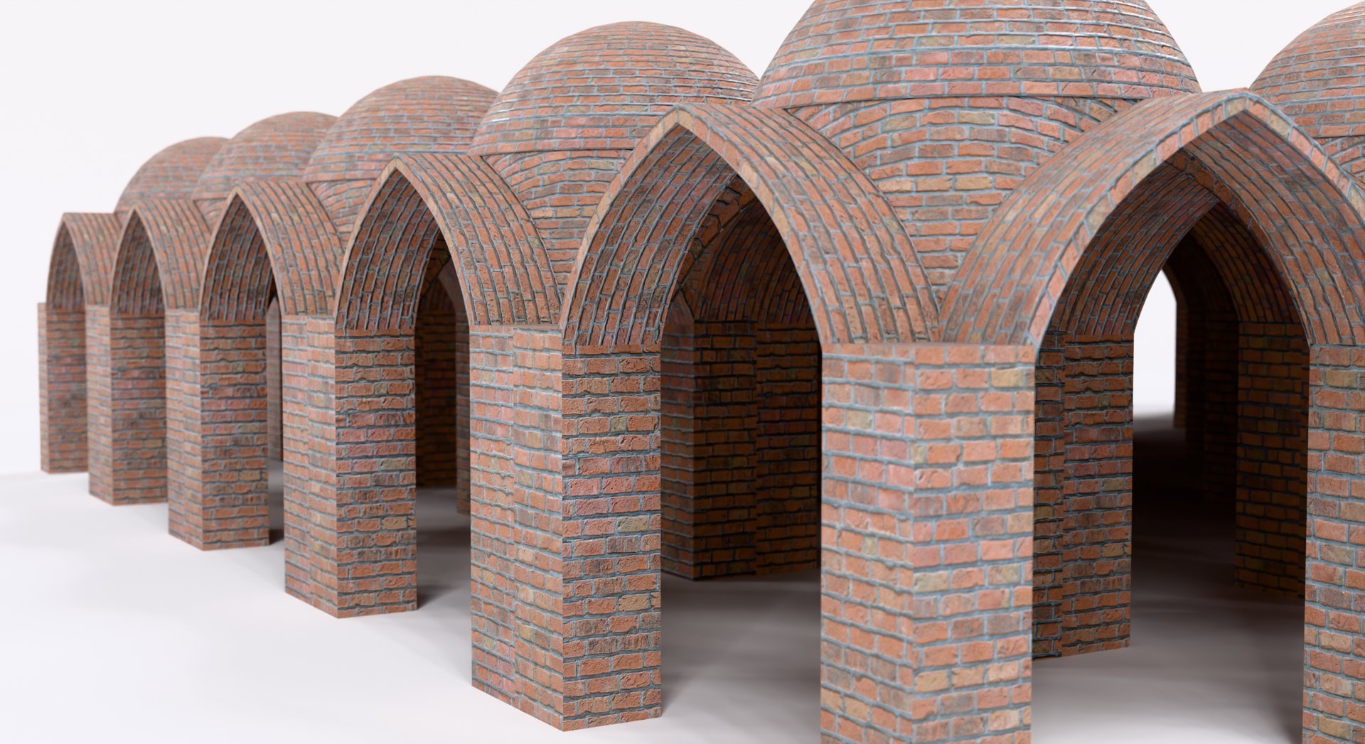 Persian Brick Dome Model - TurboSquid 2372128