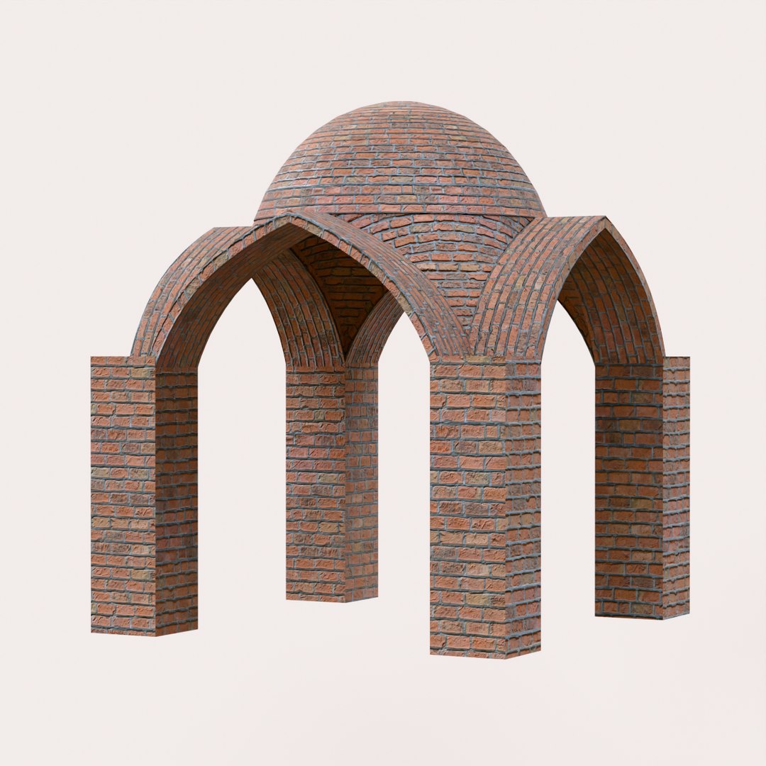 Persian Brick Dome Model - TurboSquid 2372128