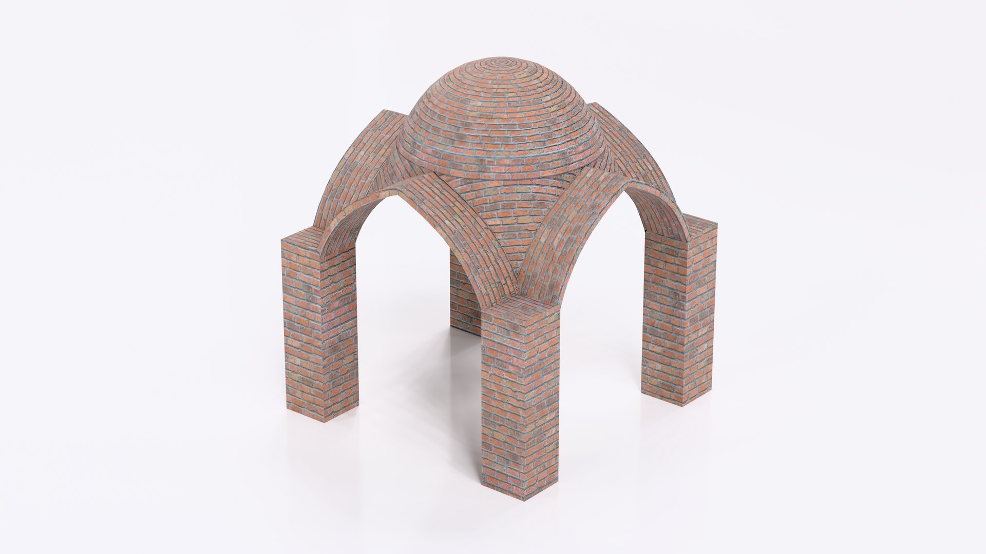 Persian Brick Dome Model - TurboSquid 2372128