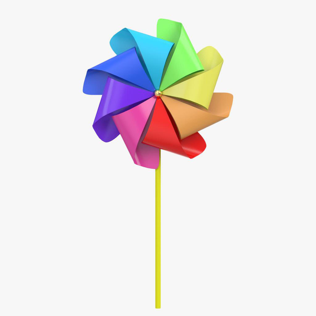 3D Pinwheel Wheel - TurboSquid 1386607