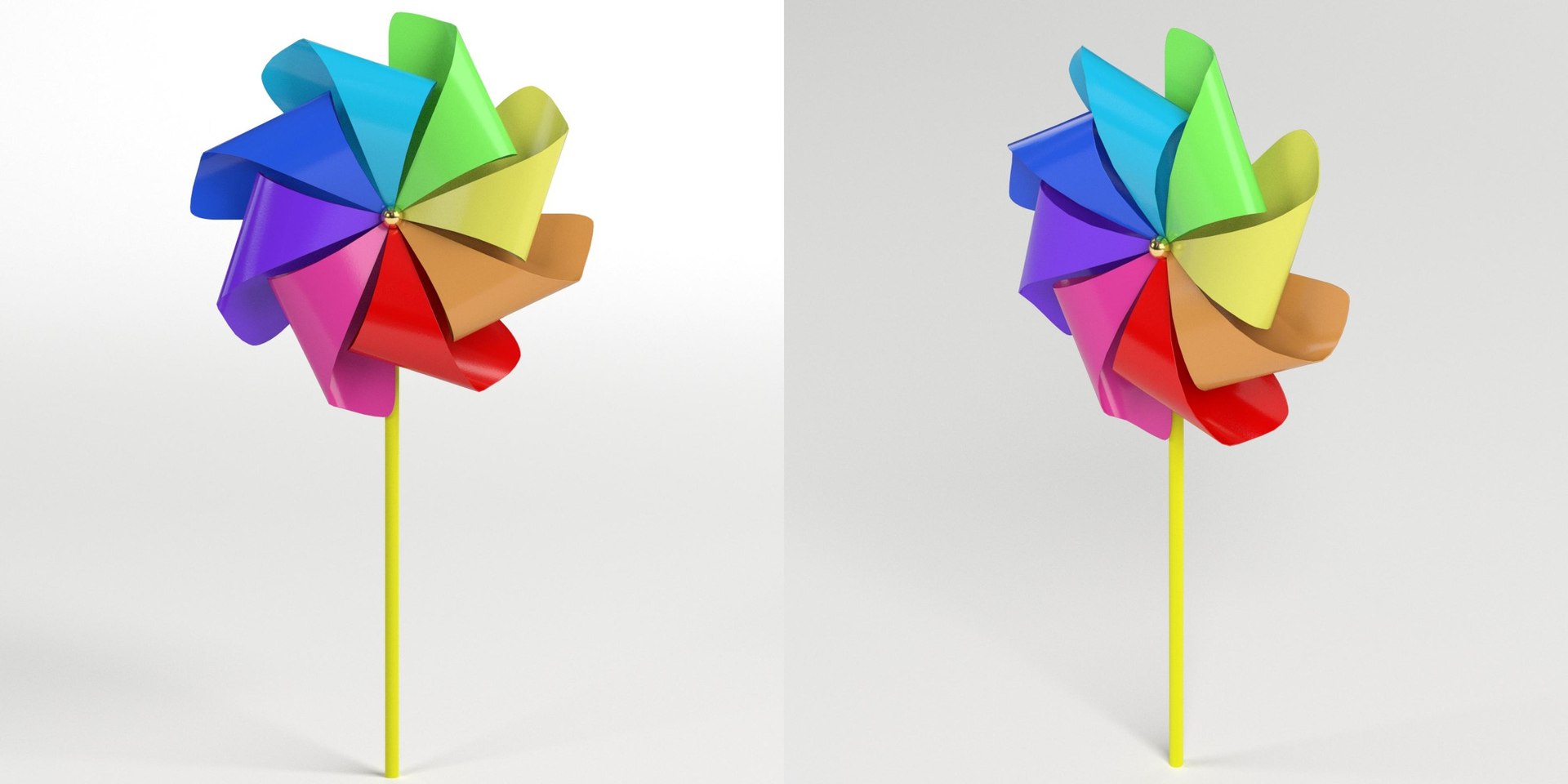 3D Pinwheel Wheel - TurboSquid 1386607