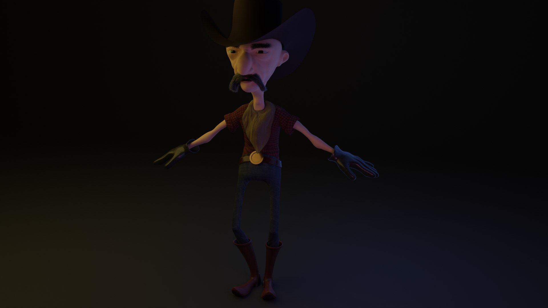 Cowboy 3D - TurboSquid 2082583