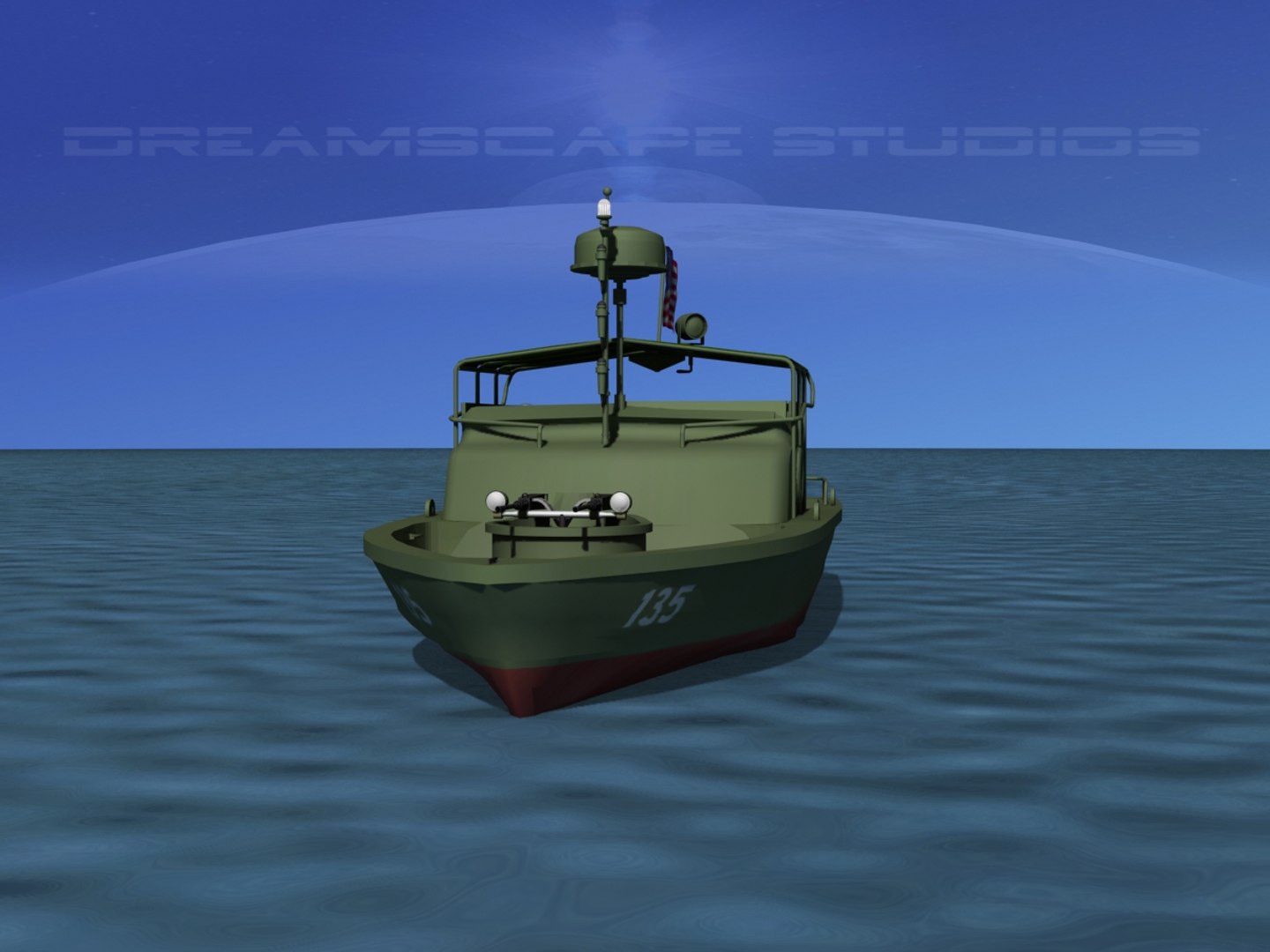 3d Model Patrol Boat Pbr