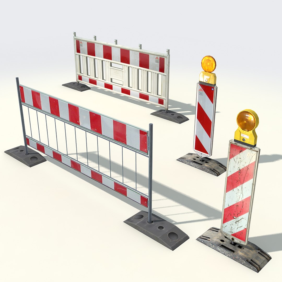 3d Max Street Barriers