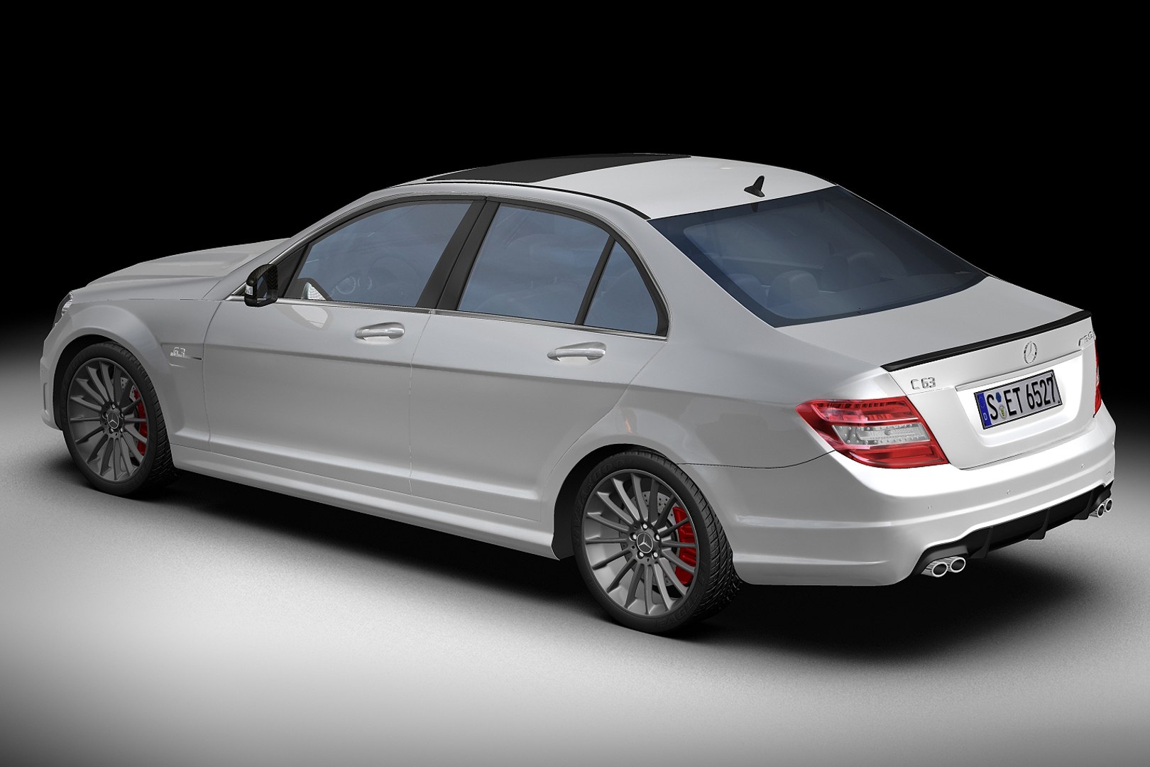 Mercedes Benz C63 3d Model
