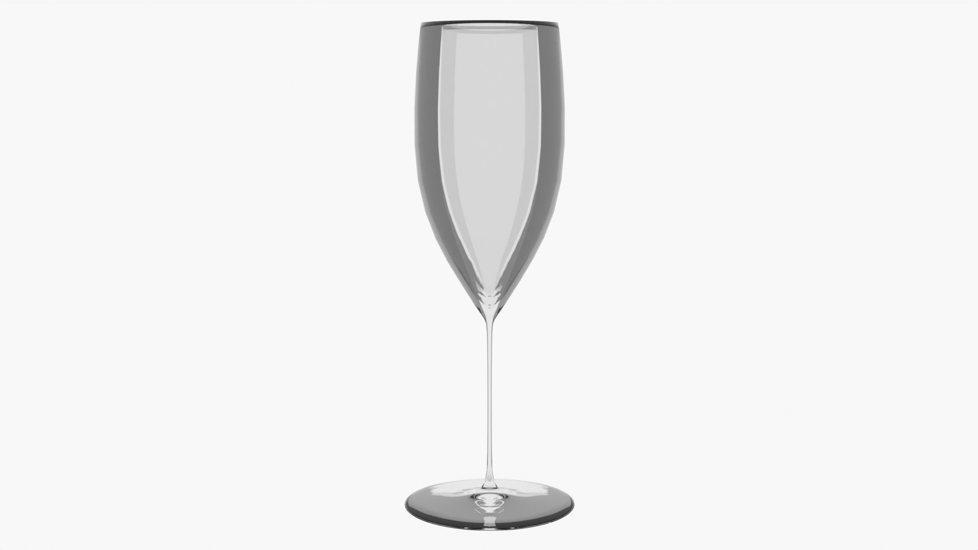 3D Champagne Glass Model - TurboSquid 2040098
