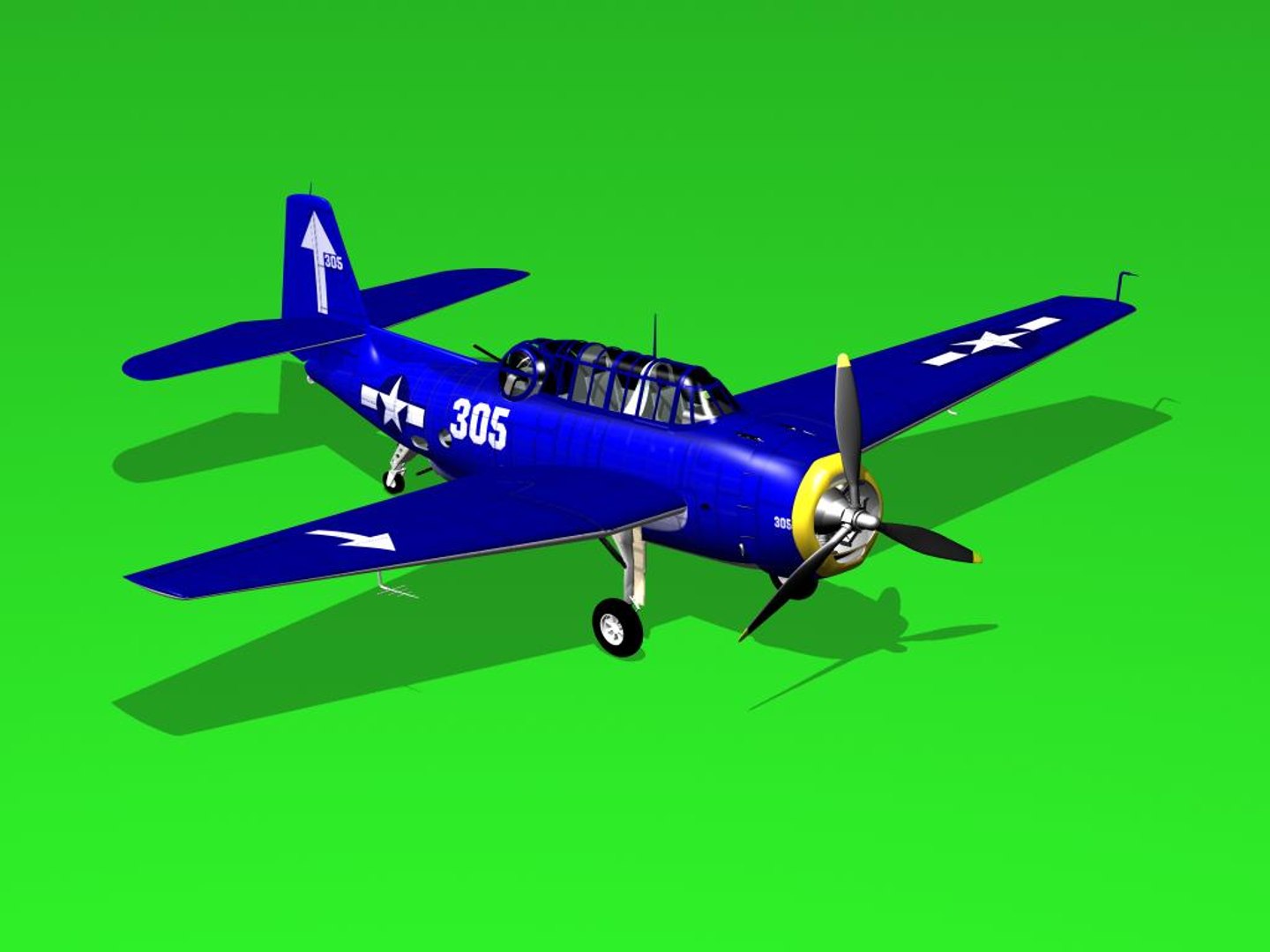 3d Avenger Tb3 Model