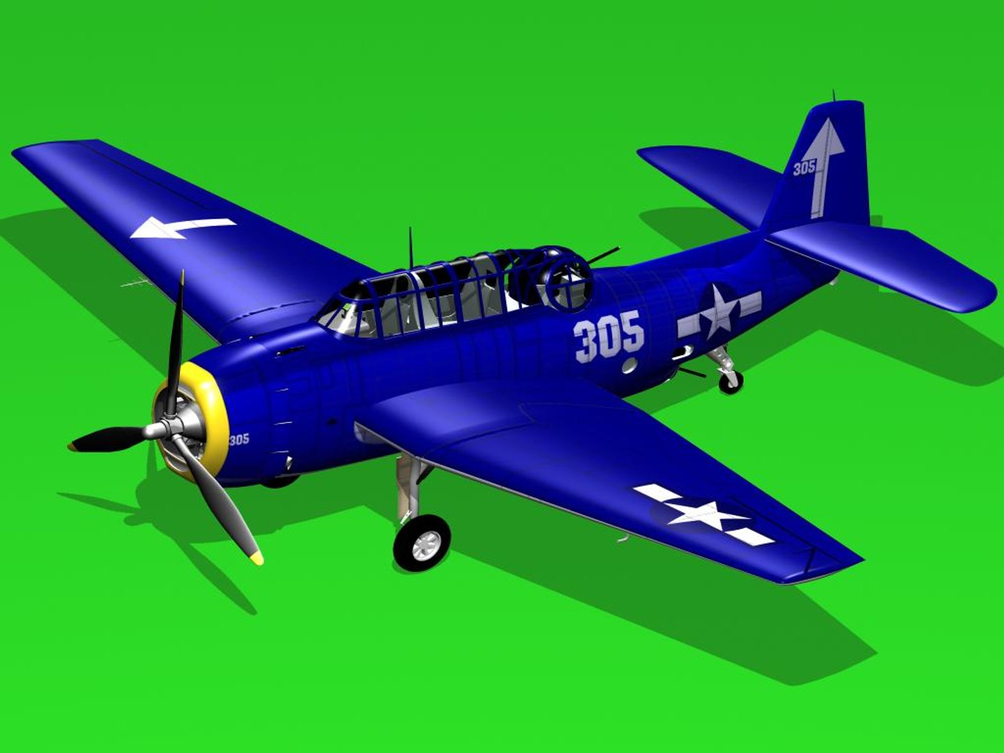 3d Avenger Tb3 Model