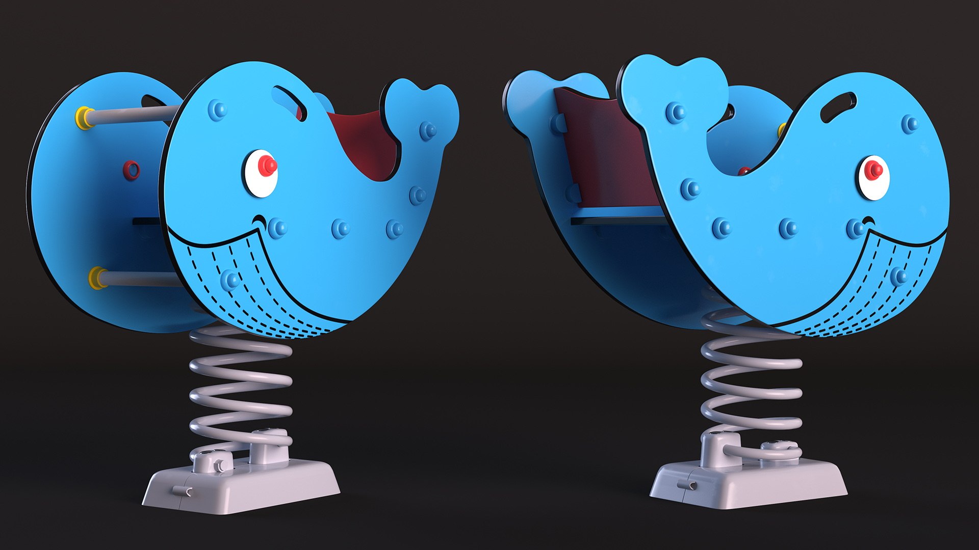 3D Playground Springer Whale - TurboSquid 2068577