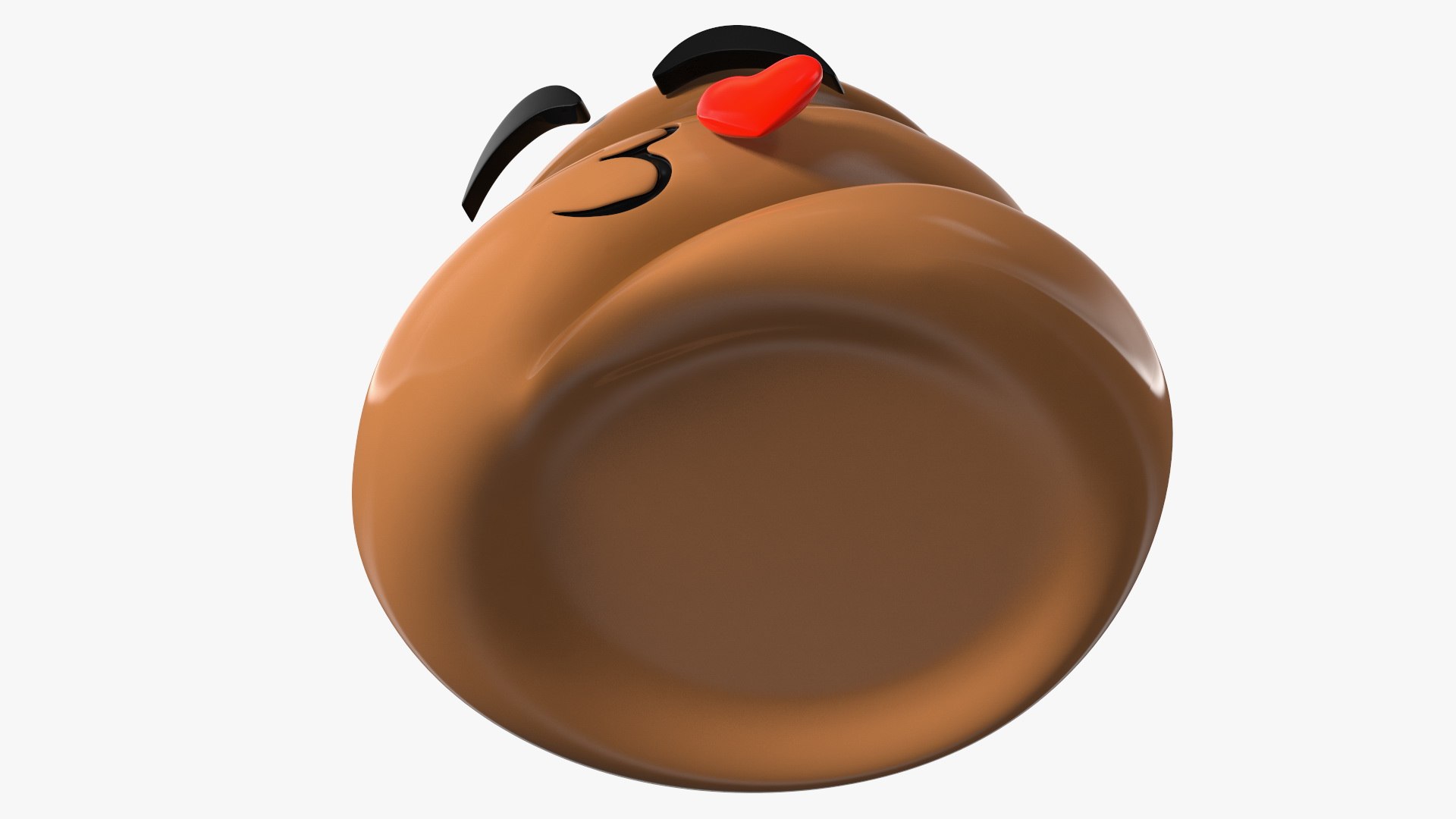 Kissing Face Poop Emoji Smile 3D Model - TurboSquid 1801266