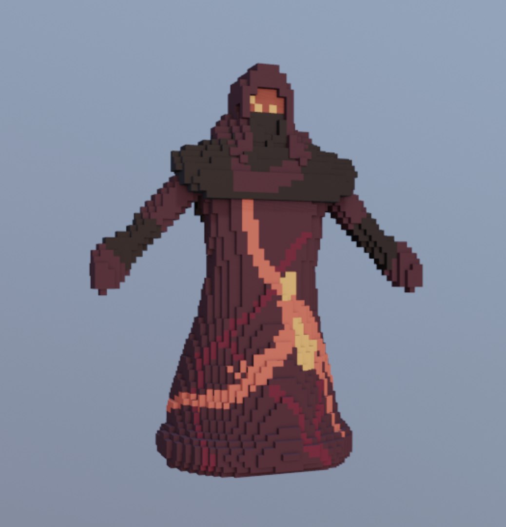 Voxel Death Hunter 3D Model 3D - TurboSquid 2078748