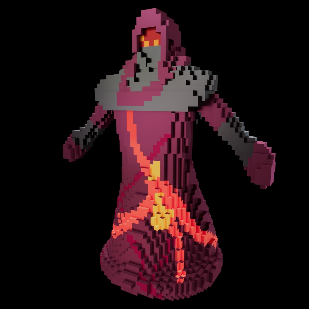 Voxel Death Hunter 3D Model 3D - TurboSquid 2078748