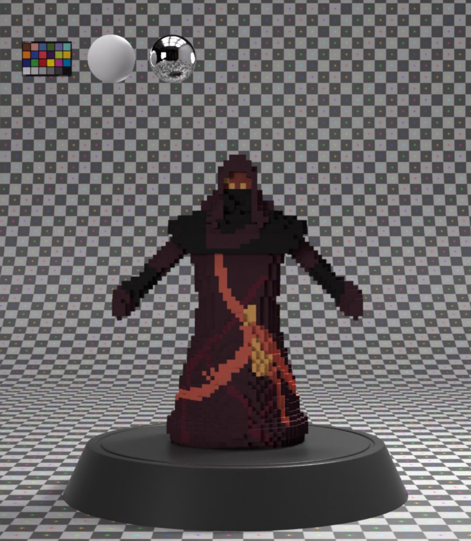 Voxel Death Hunter 3D Model 3D - TurboSquid 2078748