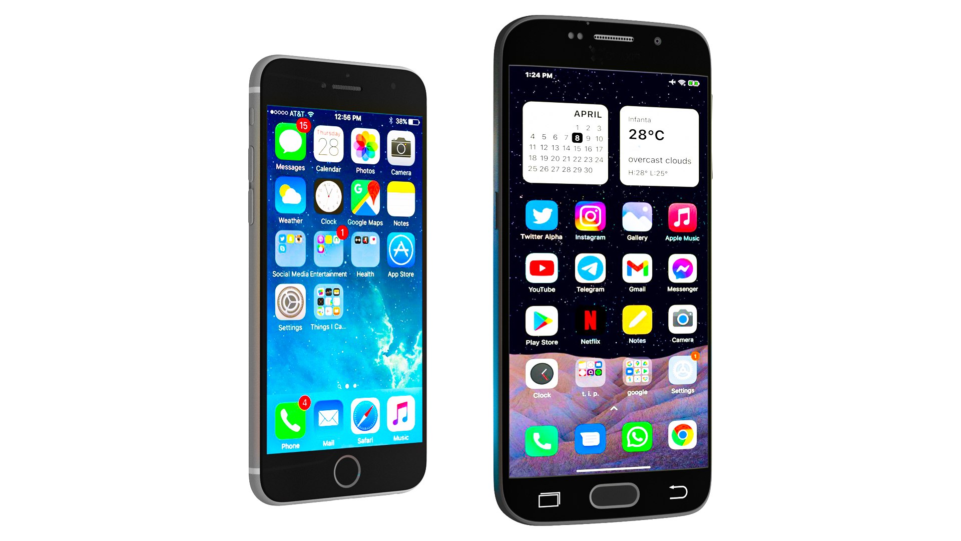 3D Phone Set - TurboSquid 2063404