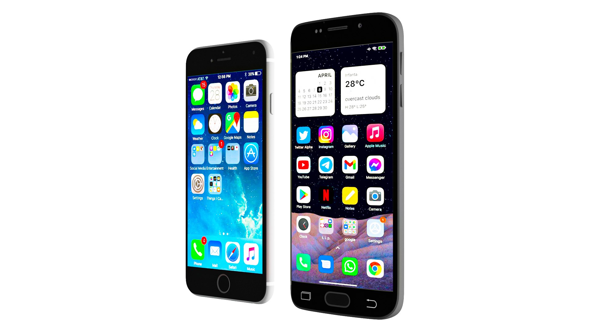 3D Phone Set - TurboSquid 2063404