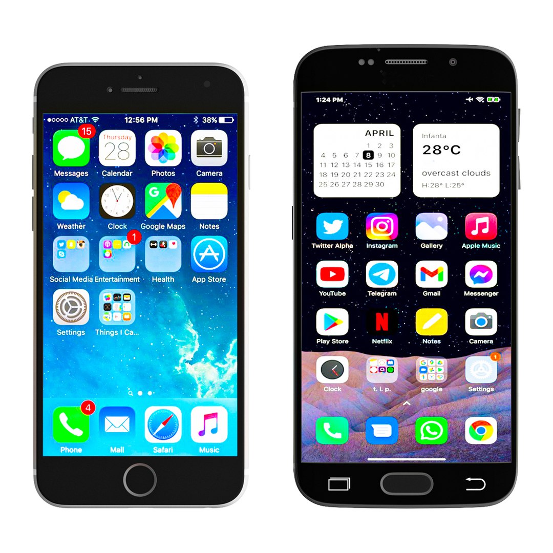 3D Phone Set - TurboSquid 2063404