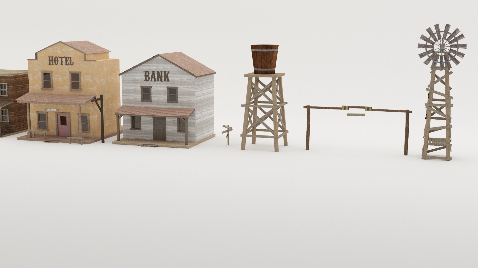 Western West Model - TurboSquid 1237727