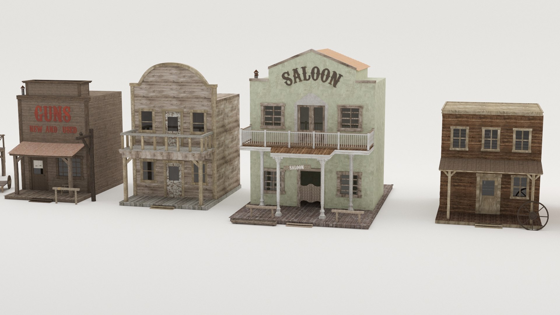 Western West Model - TurboSquid 1237727