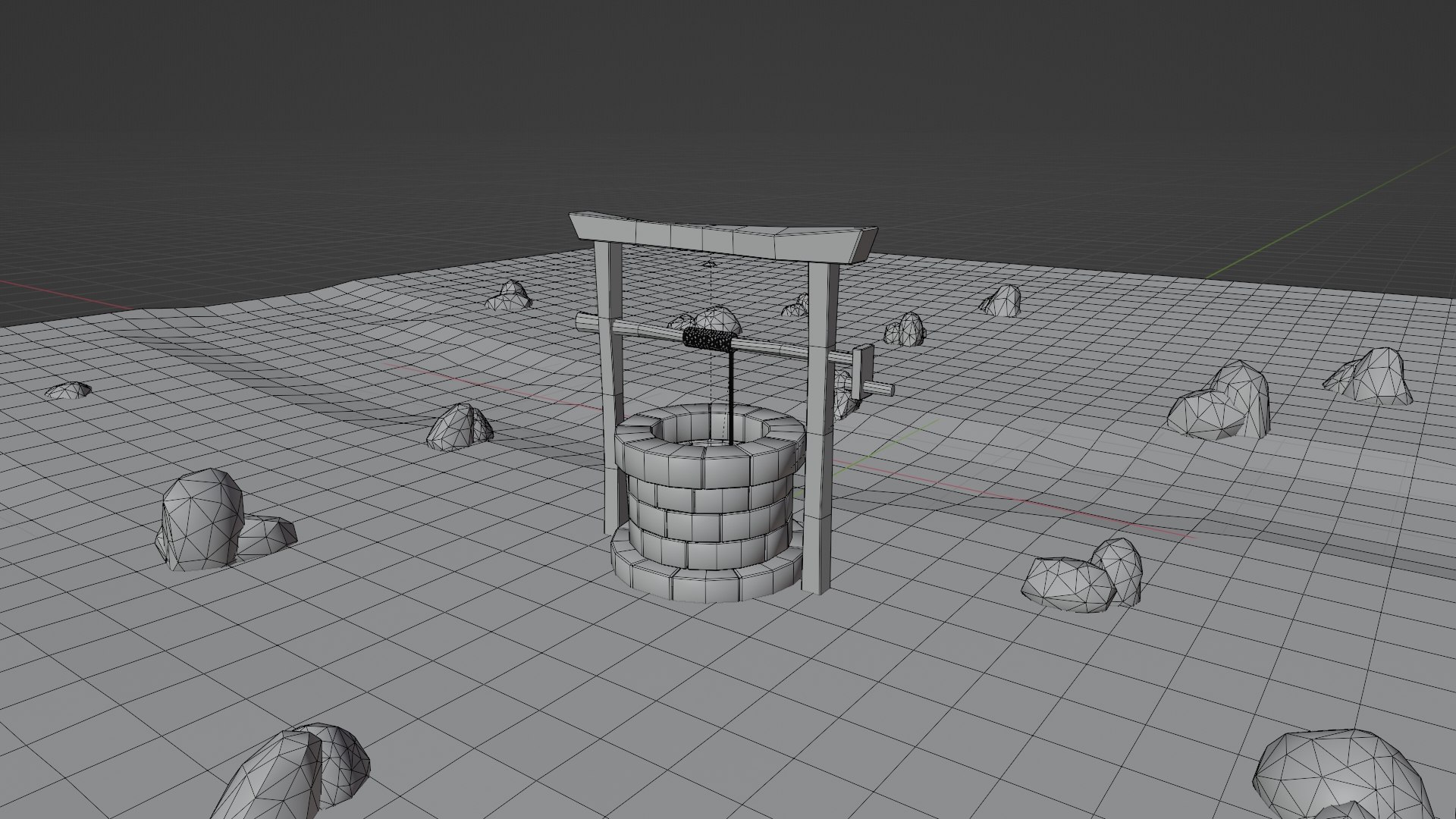 Free Low Poly Well Free 3D Model - TurboSquid 2411080