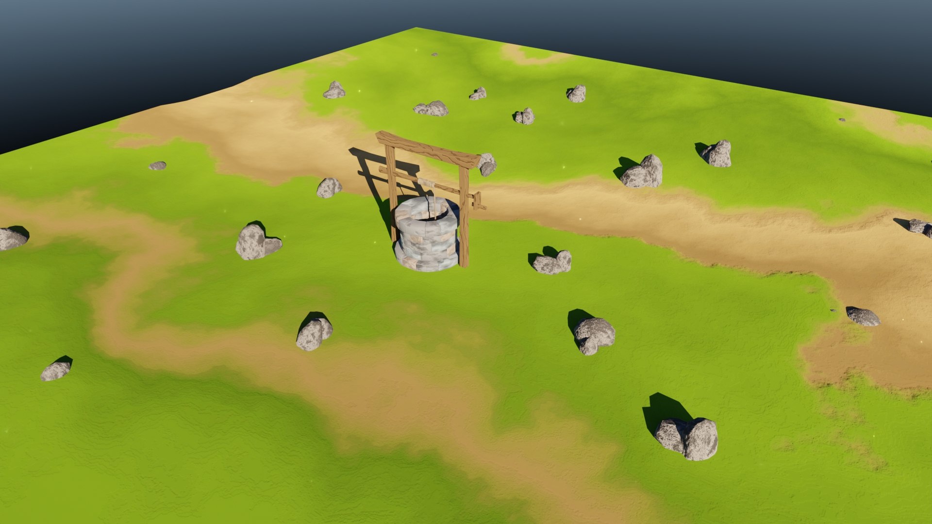 Free Low Poly Well Free 3D Model - TurboSquid 2411080