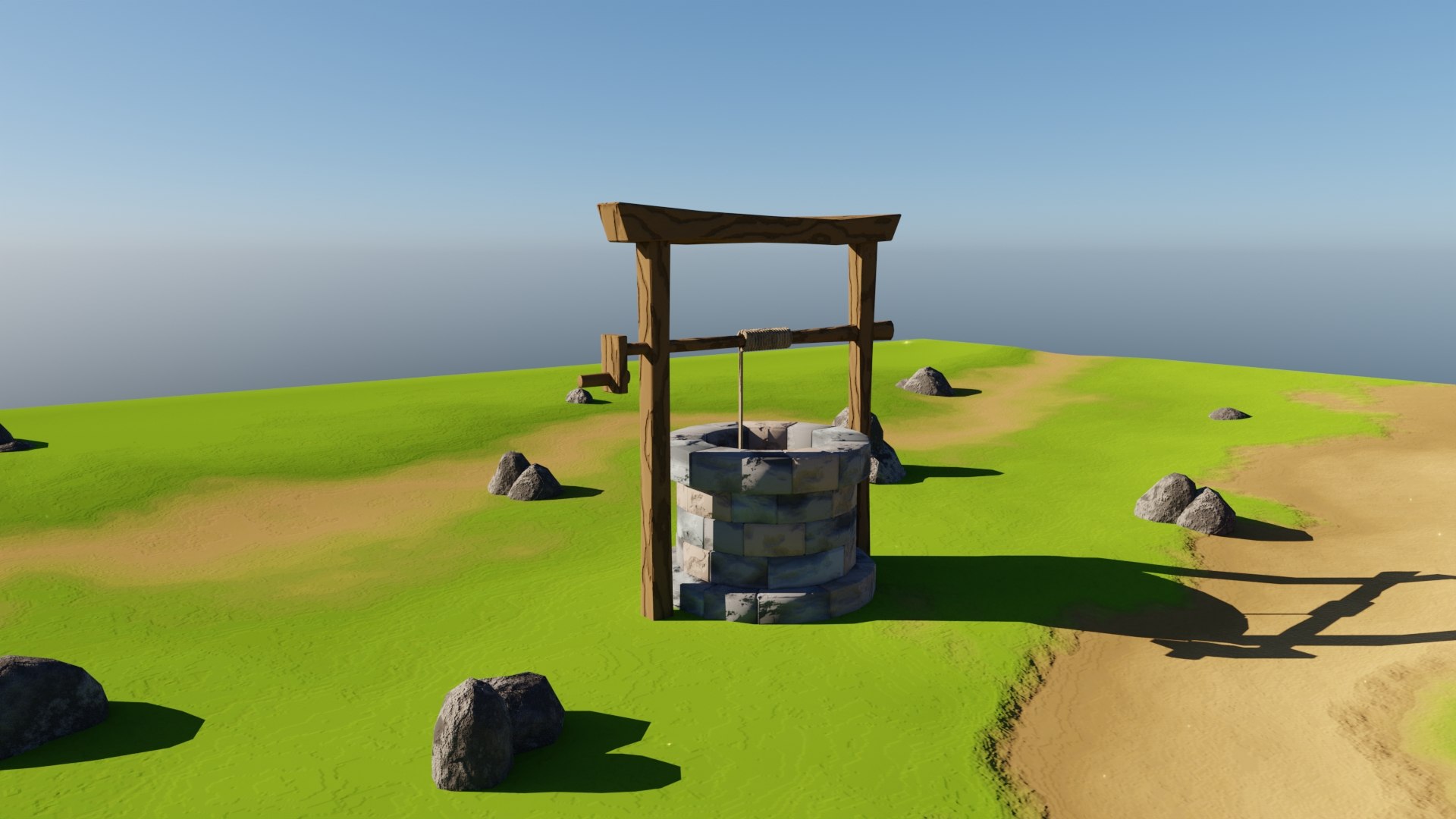 Free Low Poly Well Free 3D Model - TurboSquid 2411080